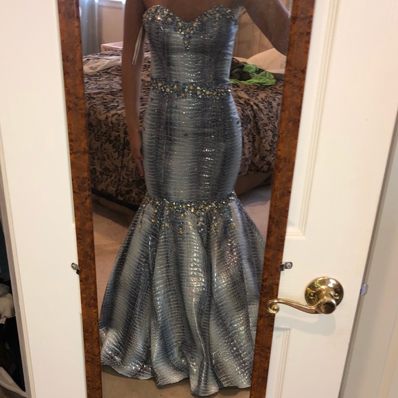 Jovani | Dresses | Beautiful Snake Skin Fake Dress | Poshmark